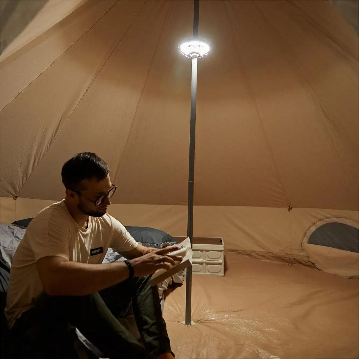 Olight Camp Haloop Rechargeable Metal Umbrella Light 600 Lumens – The ...