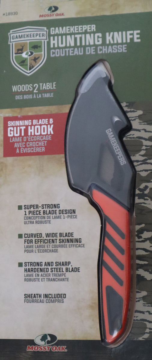 Hunting Skinning Knife with Gut Hook by GameKeeper – The Merchants ...